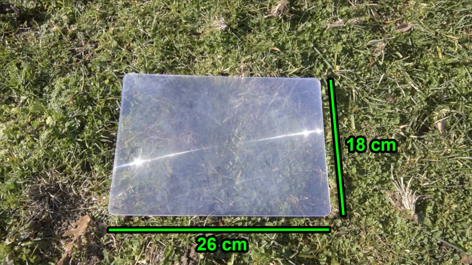 Lente di Fresnel 26 x 18 cm - Corsi Avventurosamente